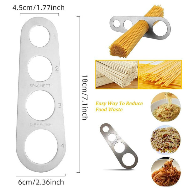 HULIANFU Stainless Steel Spaghetti Ruler Pasta Measuring Device Spaghe ...